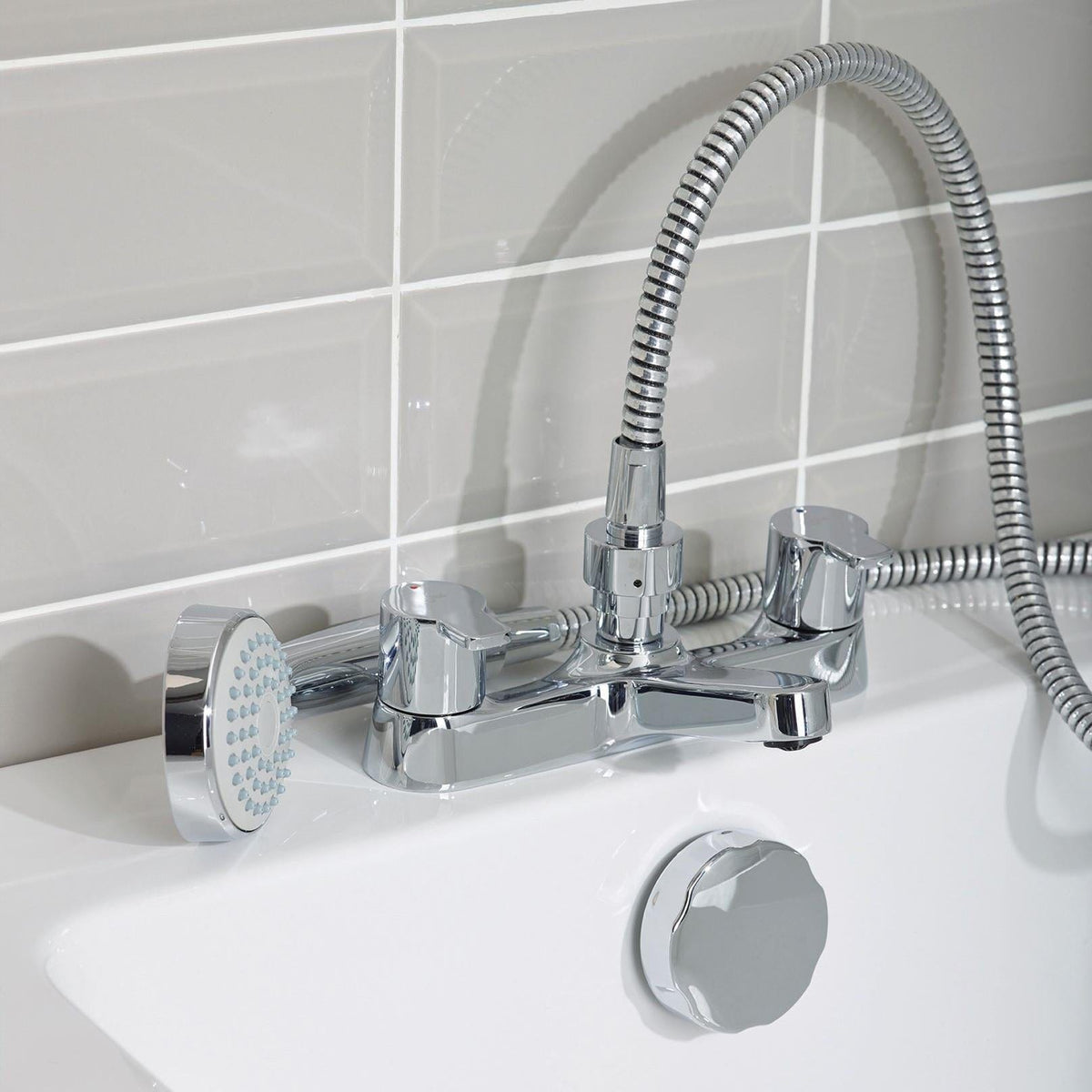Ideal Standard Calista Dual Control 2 Hole Bath Shower Mixer Tap with ...