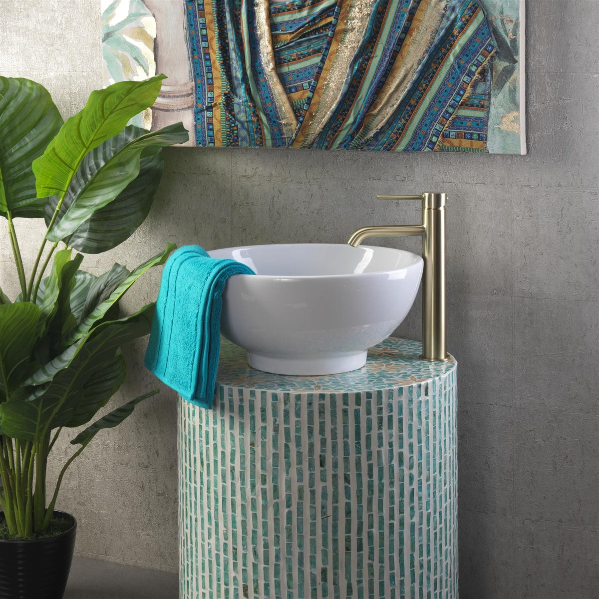 Sagittarius Ergo Tall Mono Basin Mixer Tap with Sprung Waste – UK ...