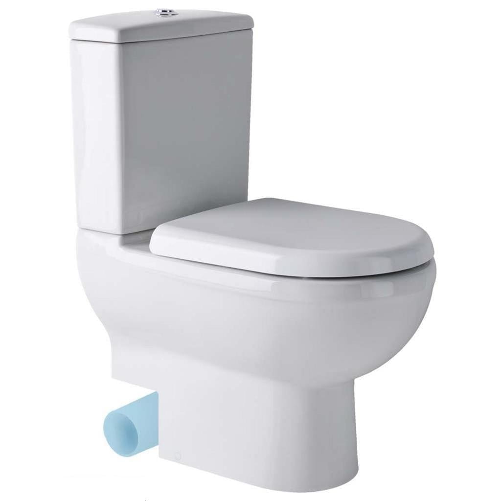 Eastbrook Dura Close Coupled Side Exit Toilet with Soft Close Seat – UK ...