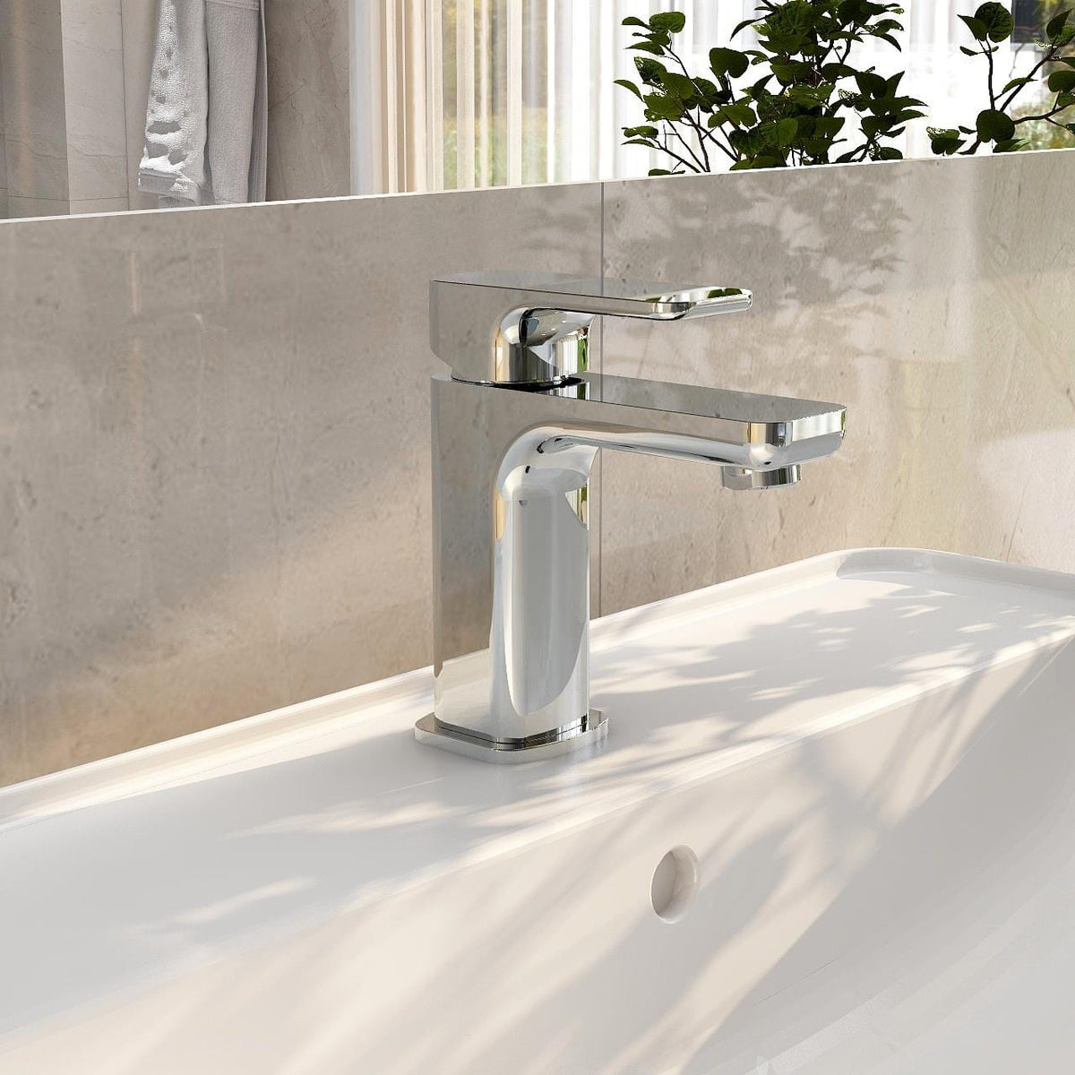 Imex Blade Basin Mixer Tap with Universal Waste – UK Bathroom Store