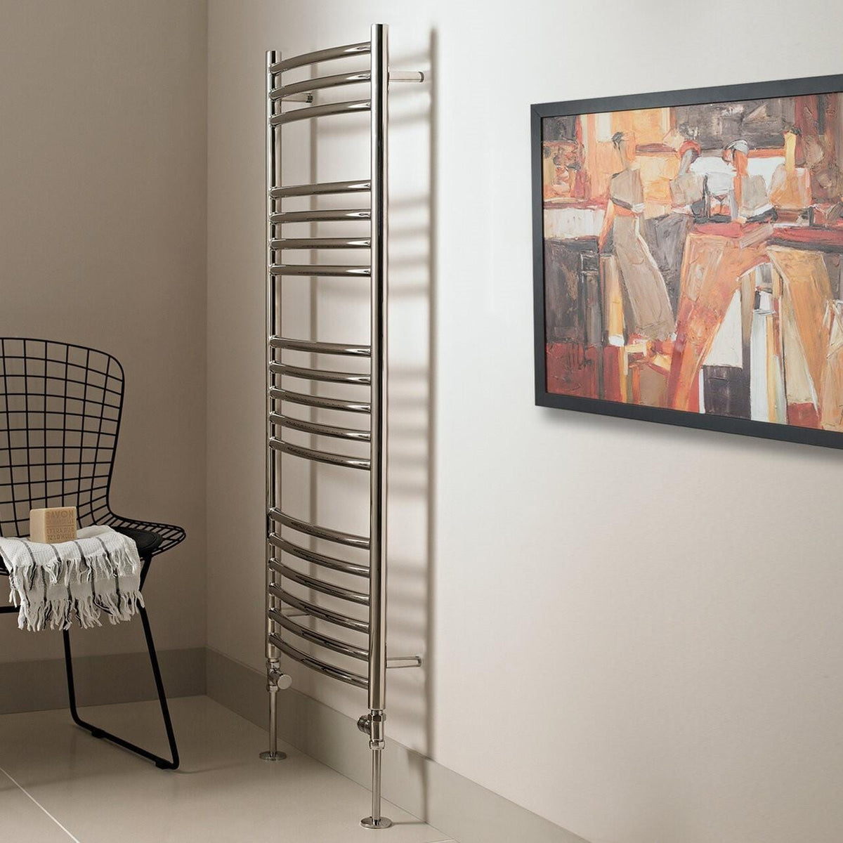 Vogue Kerve Curved Ladder Rail in Polished Stainless Steel – UK ...