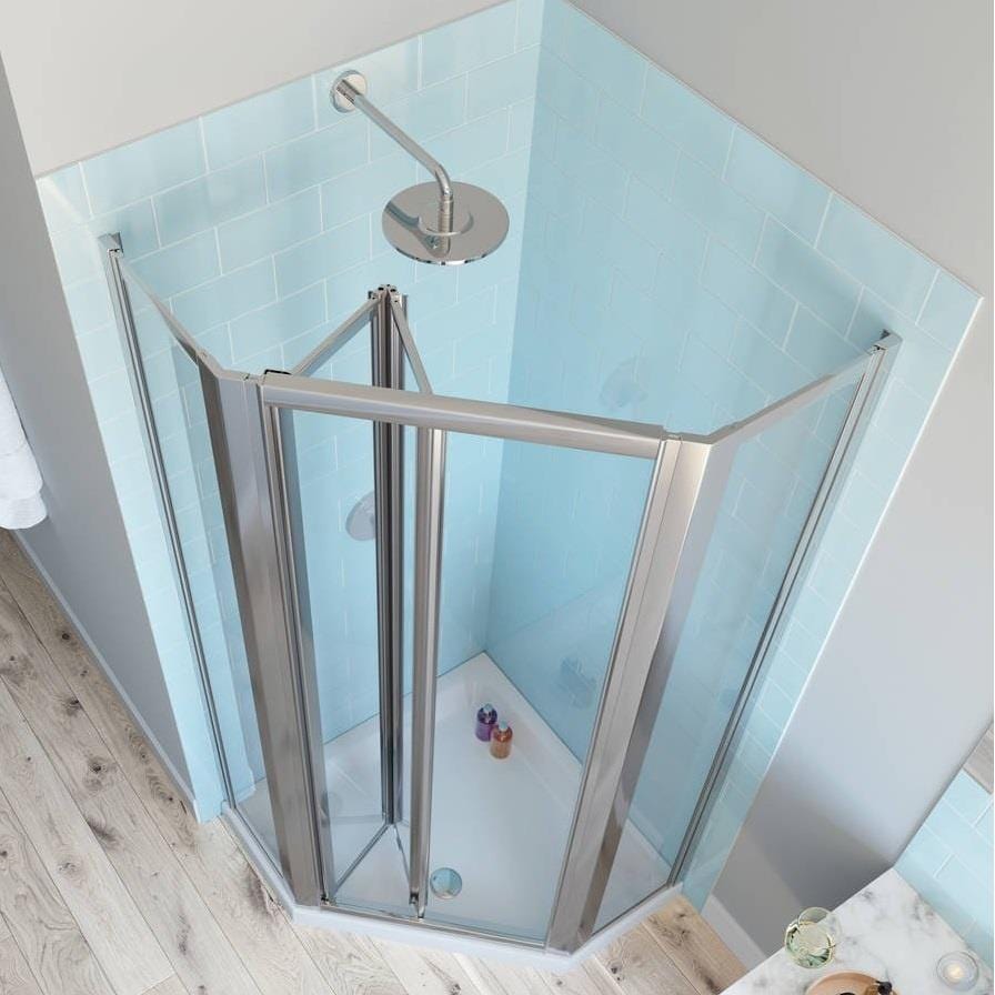 Lakes Pentagon Shower Enclosure with Shower Tray – UK Bathroom Store