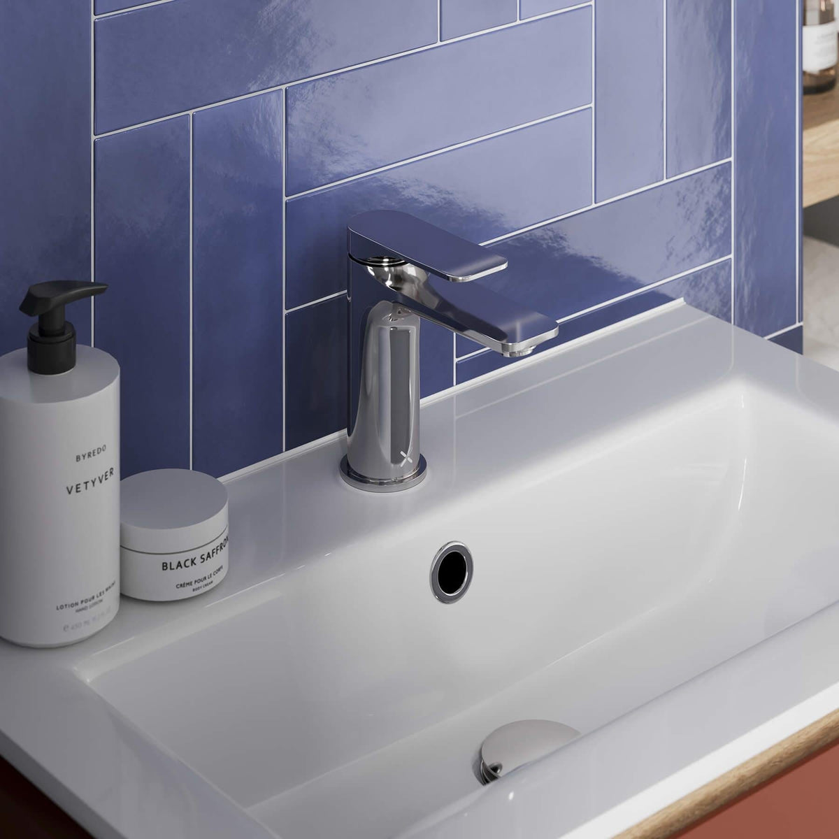 Crosswater Fuse Mono Basin Mixer Tap with Clicker Waste – UK Bathroom Store