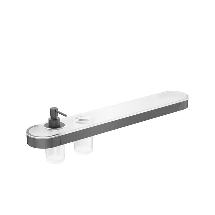 Crosswater Velo Shelf, Soap Dispenser and Tumbler Holder – UK Bathroom ...