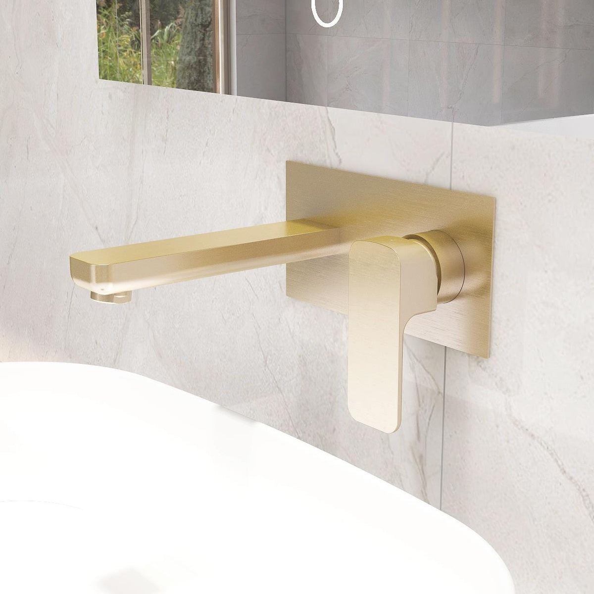 Imex Blade 2 Hole Wall Mounted Basin Mixer Tap – UK Bathroom Store