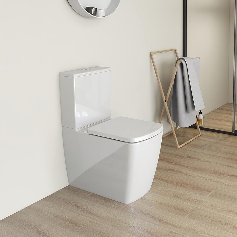 Imex Ravine Close Coupled Rimless Toilet with Soft Close Seat – UK ...