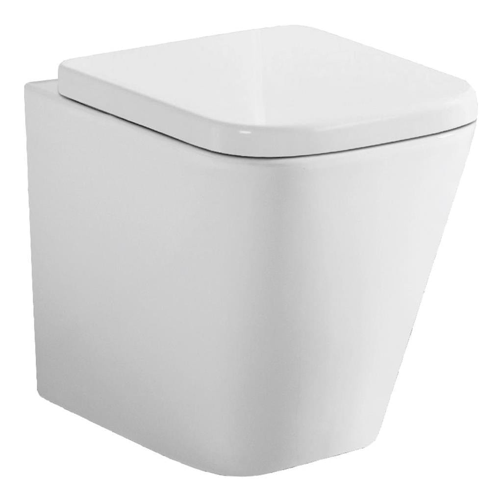 Eastbrook Sudbury Rimless Wall Toilet with Eco Vortex Flush and Soft C ...